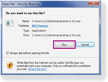 Set Up TestNav on Windows